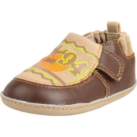 Robeez | Shoes | New Robeez Baby Gnarly Dude Brown Leather Palm Tree 94 ...